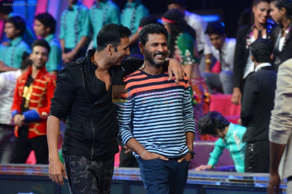 Akshay Kumar and Prabhu Deva to promote Singh is Bling in Dance + / Prabhu Deva - Bollywood Photos